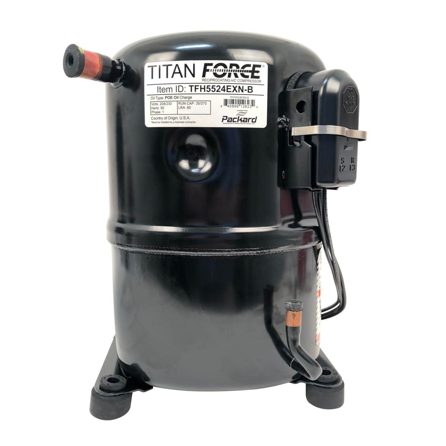 Recip A C Compressor R 22 Systems 24 200 BTU 208 230 1 60 POE Oil Recip A C Compressor R 22 Systems 24 200 BTU 208 230 1 60 POE Oil