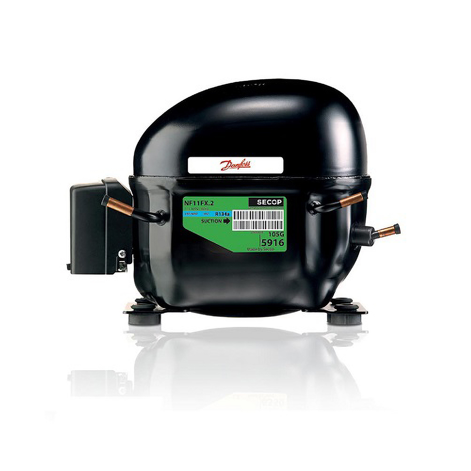 Recip. Compressor, R-134a, 1101 BTU, 115-1-60, LBP/MBP | Packard Online